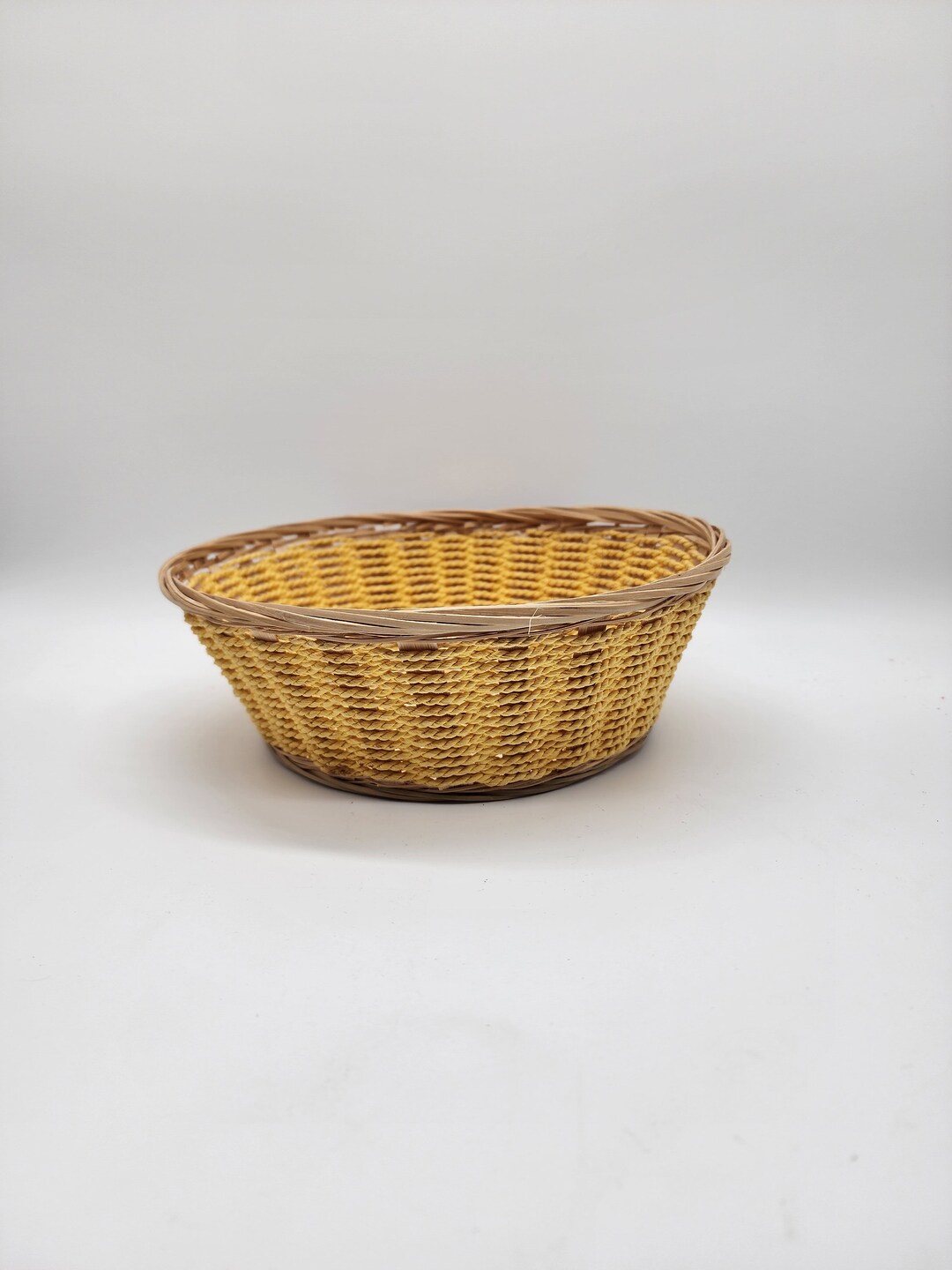 Vintage Round Basket, Wall Basket, Home Decor Basket - Etsy