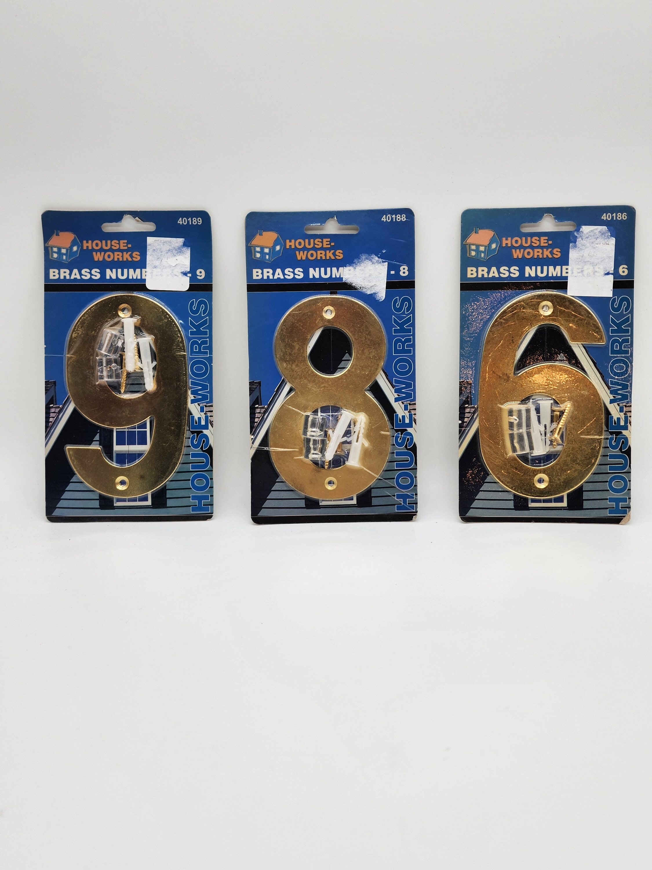 Vintage Brass Numbers, Brass House Numbers, Wall Decor - Etsy