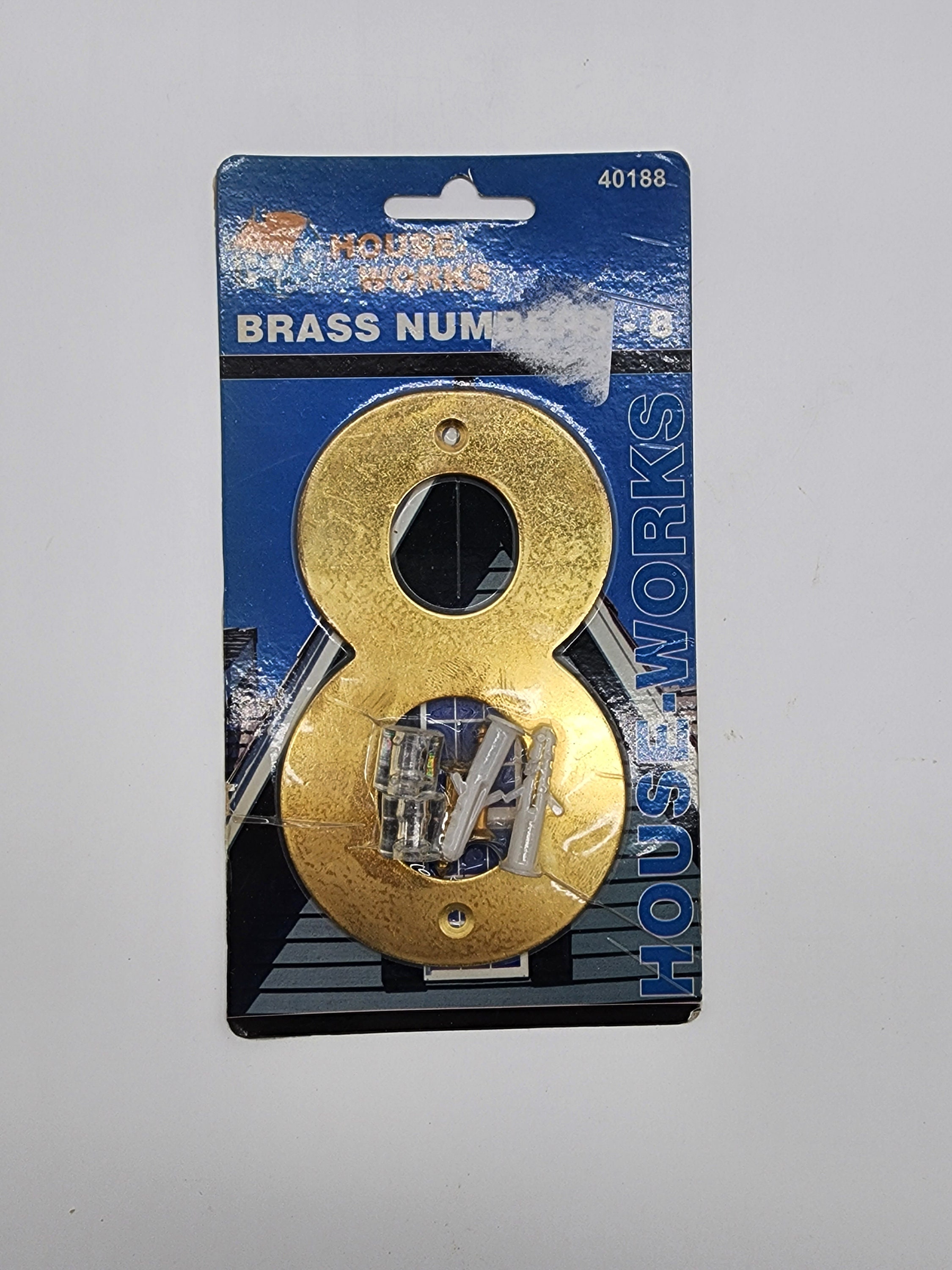 Vintage Brass Numbers Brass House Numbers Wall Decor Etsy