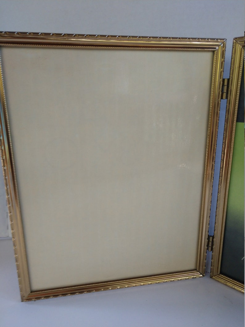 Vintage Hinged Double Picture Frame 8x10 - Etsy