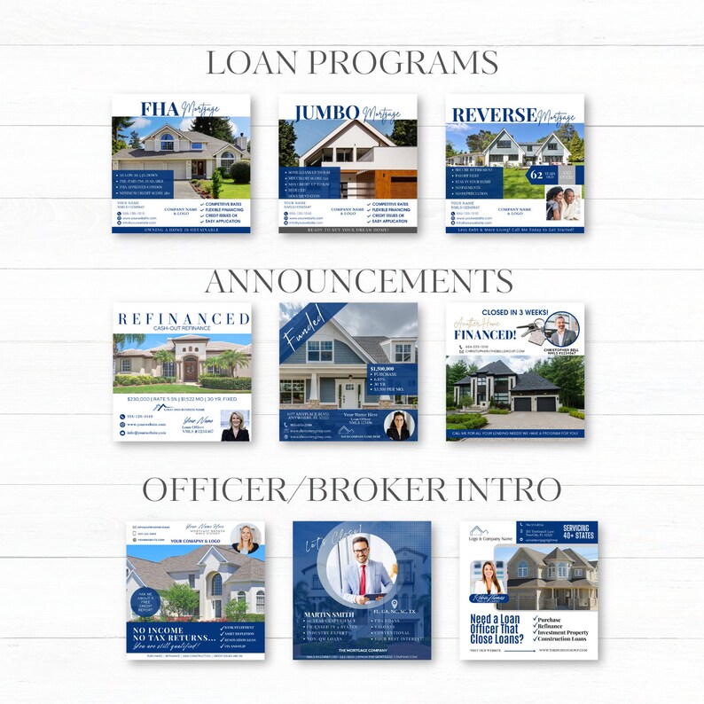 Mortgage Social Media Templates: 250+ Canva Posts (digital Download) - Etsy