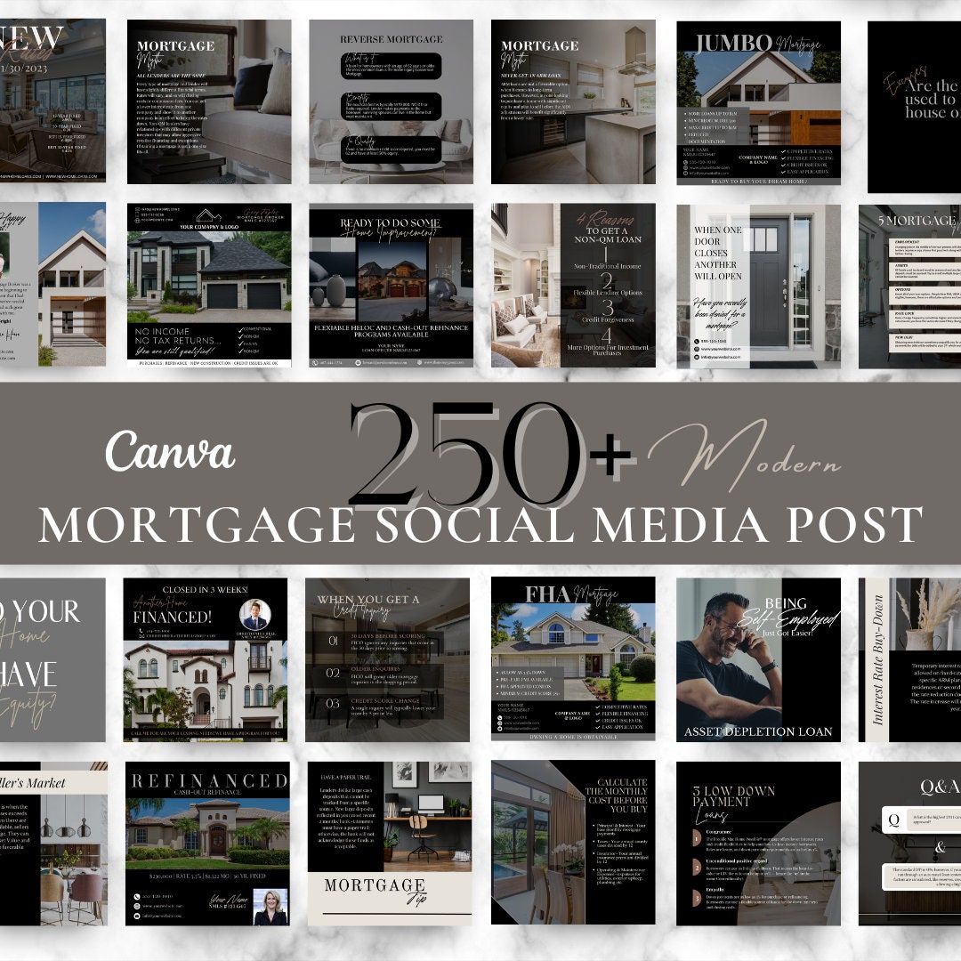 250+ Modern | Mortgage Loan Officer Marketing | Mortgage Broker ...