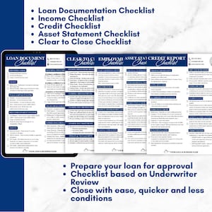 Mortgage Process Checklist | Mortgage Broker Templates | Loan Officer ...