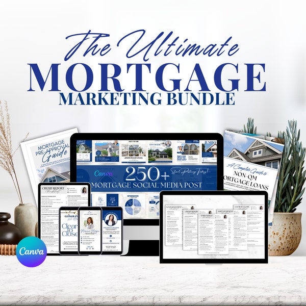 250 Modern Mortgage Loan Officer Marketing Mortgage Broker Mortgage ...