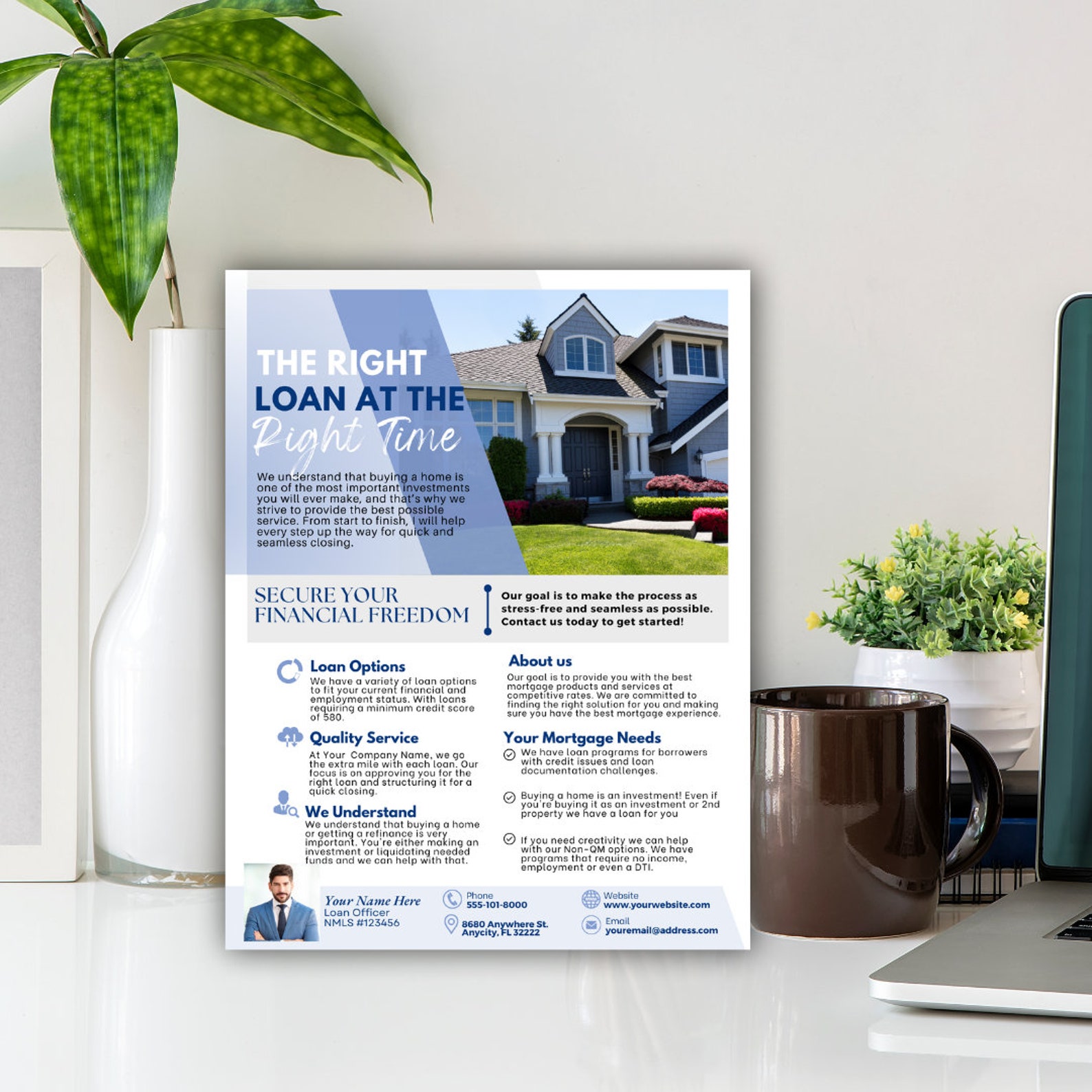 Mortgage Loan Marketing Flyers Bundle: Editable Templates (PDF) - Etsy