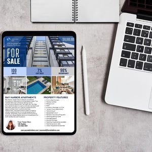 Commercial Real Estate Flyer Template | Agent Marketing (canva Editable ...