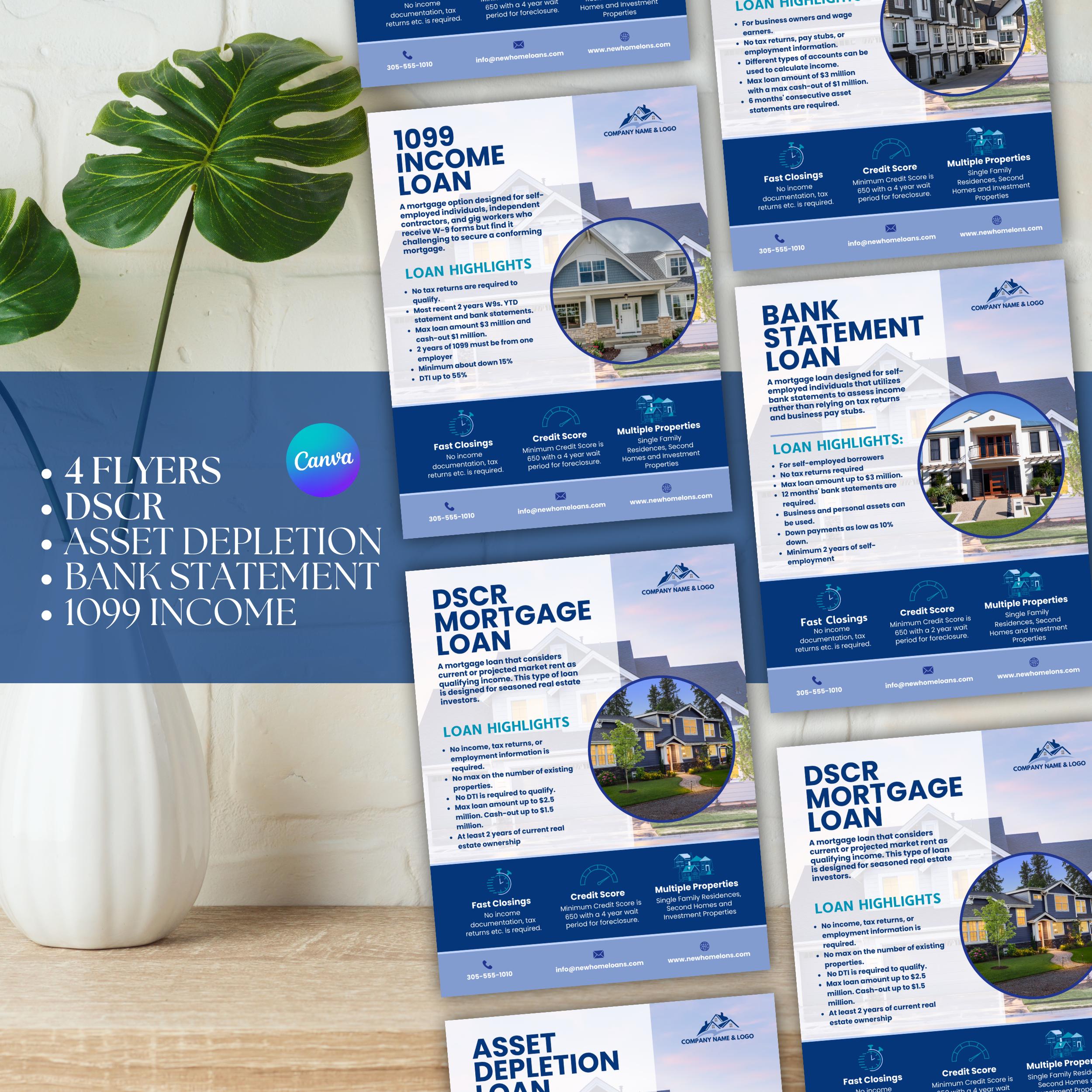 Non-qm Mortgage Flyers | Mortgage Loan Officer Marketing | Mortgage ...