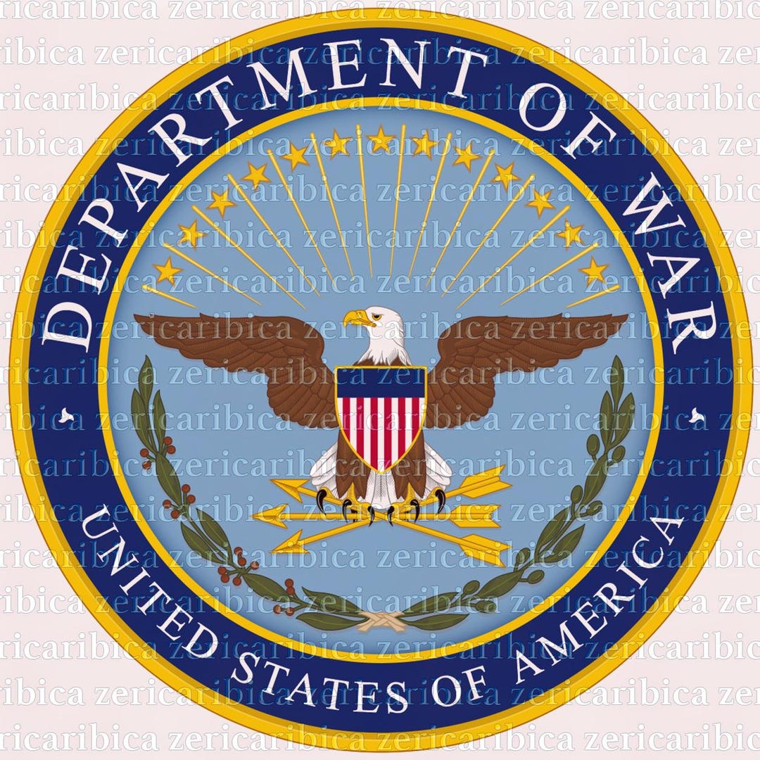 Department of War Seal Vector Scaleable PDF Department of Defense - Etsy