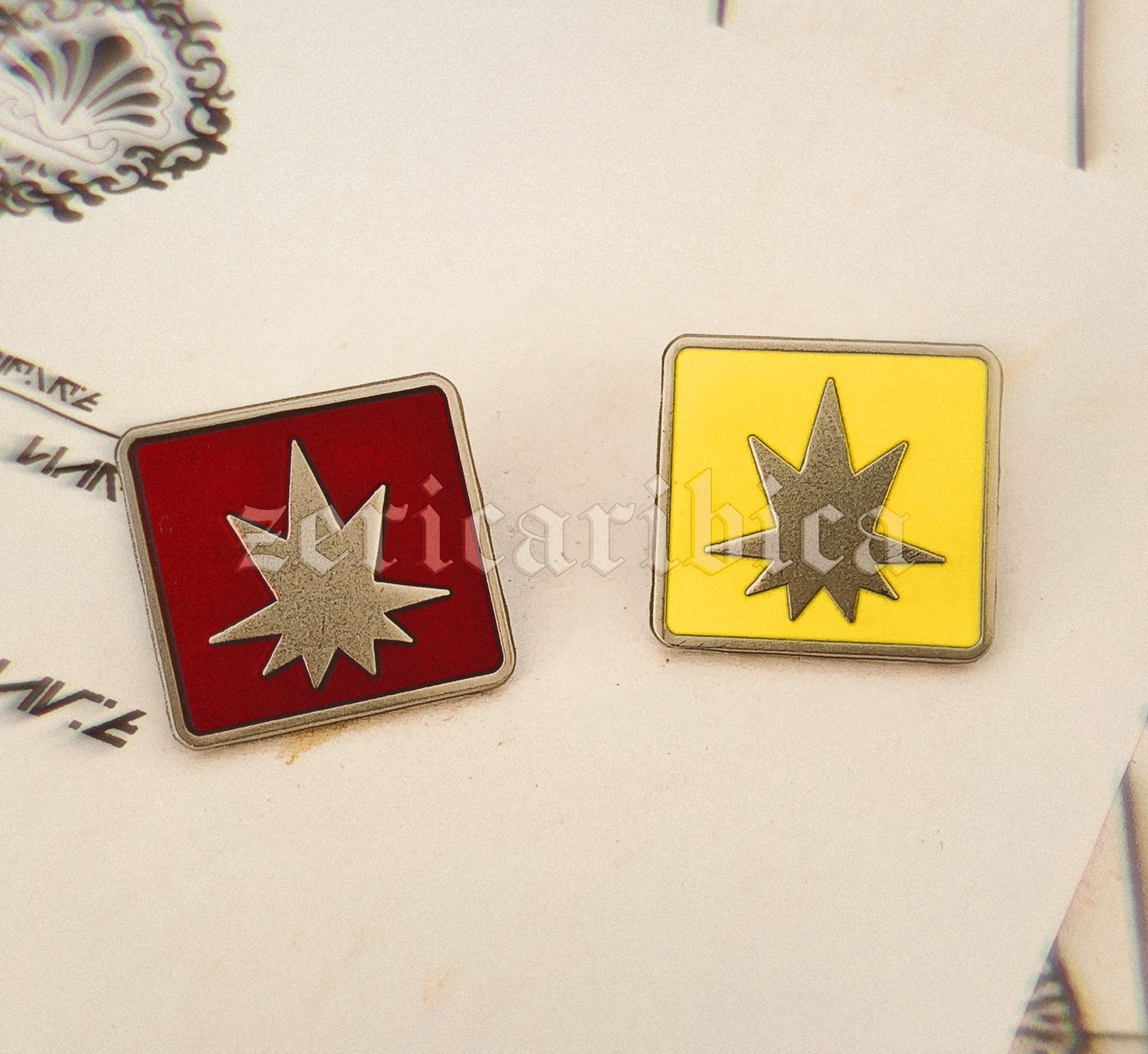 Attack on Titan Eldian Star Marley Lapel Pins Warrior | Etsy Attack on Titan Eldian Star Marley Lapel Pins Warrior | Etsy