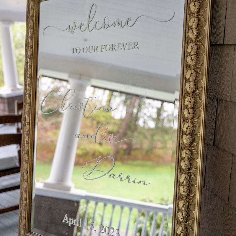 Mirror Welcome Sign - Etsy