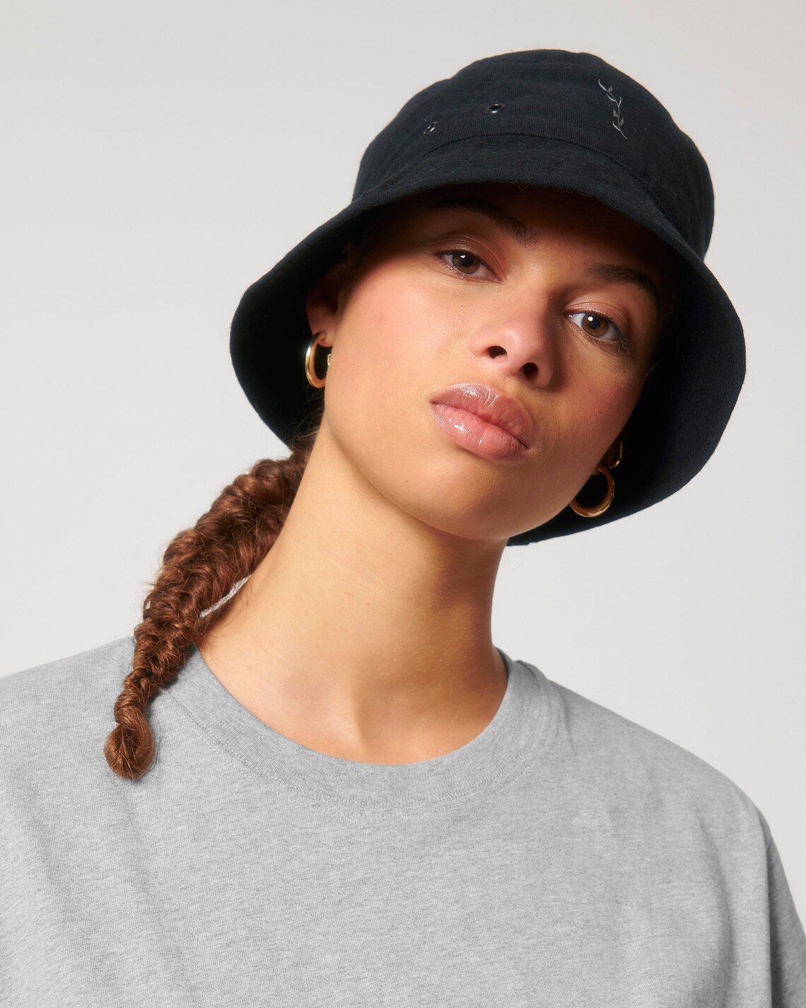 Sustainable Canvas Bucket Hat - Black - Etsy