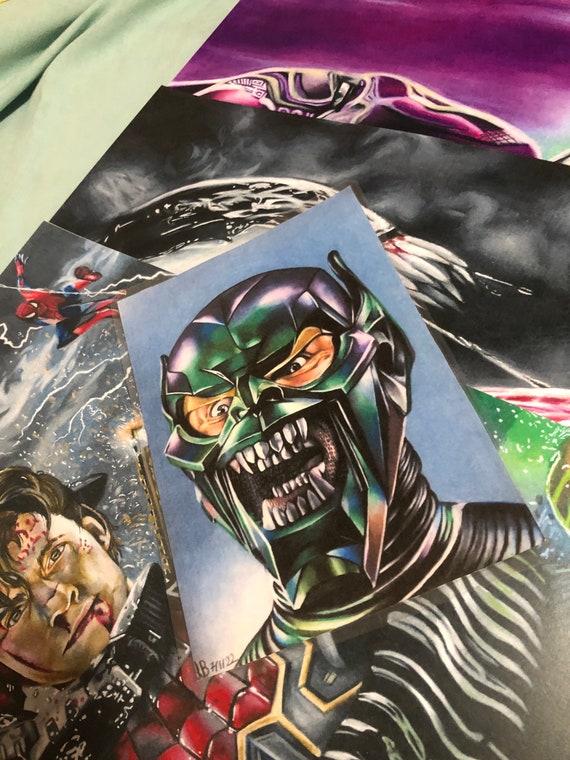 Simple Green Goblin Drawing