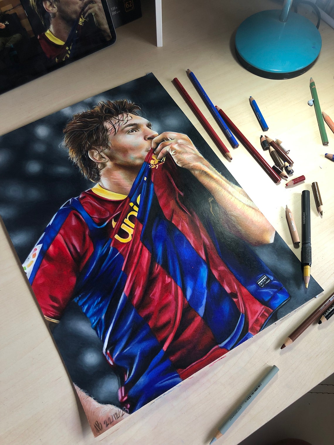 Lionel Messi Drawing Print - Etsy