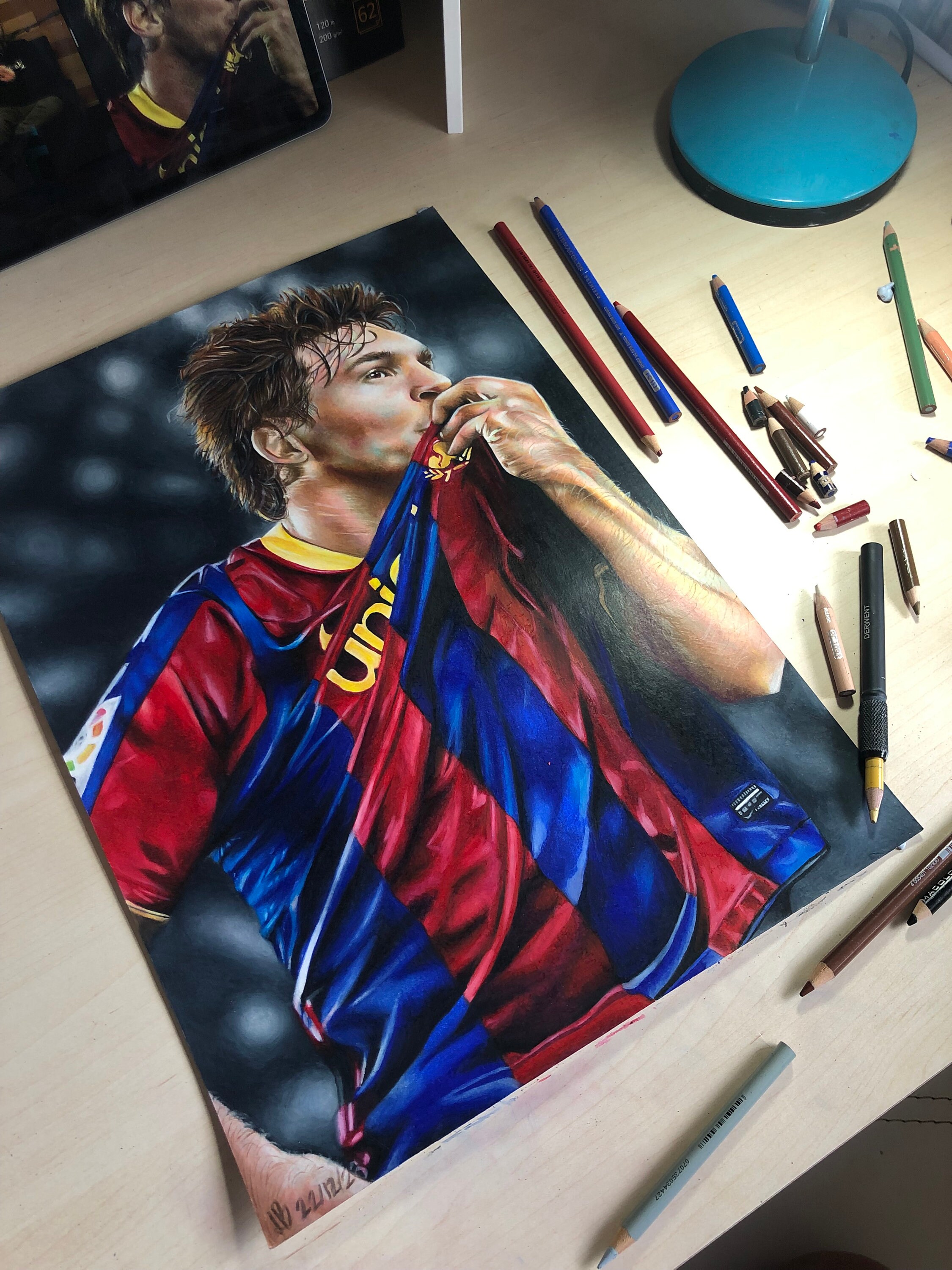 Lionel Messi Drawing Print - Etsy