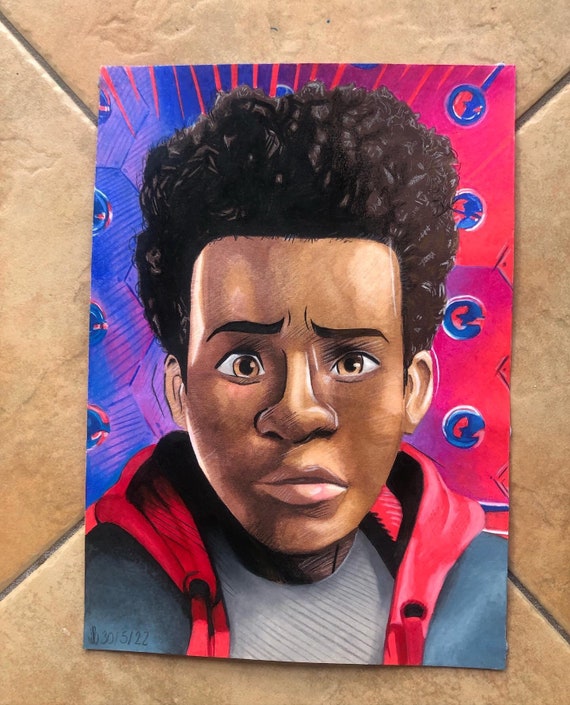 Miles Morales Drawing Print - Etsy