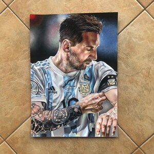 Lionel Messi Drawing Print - Etsy UK
