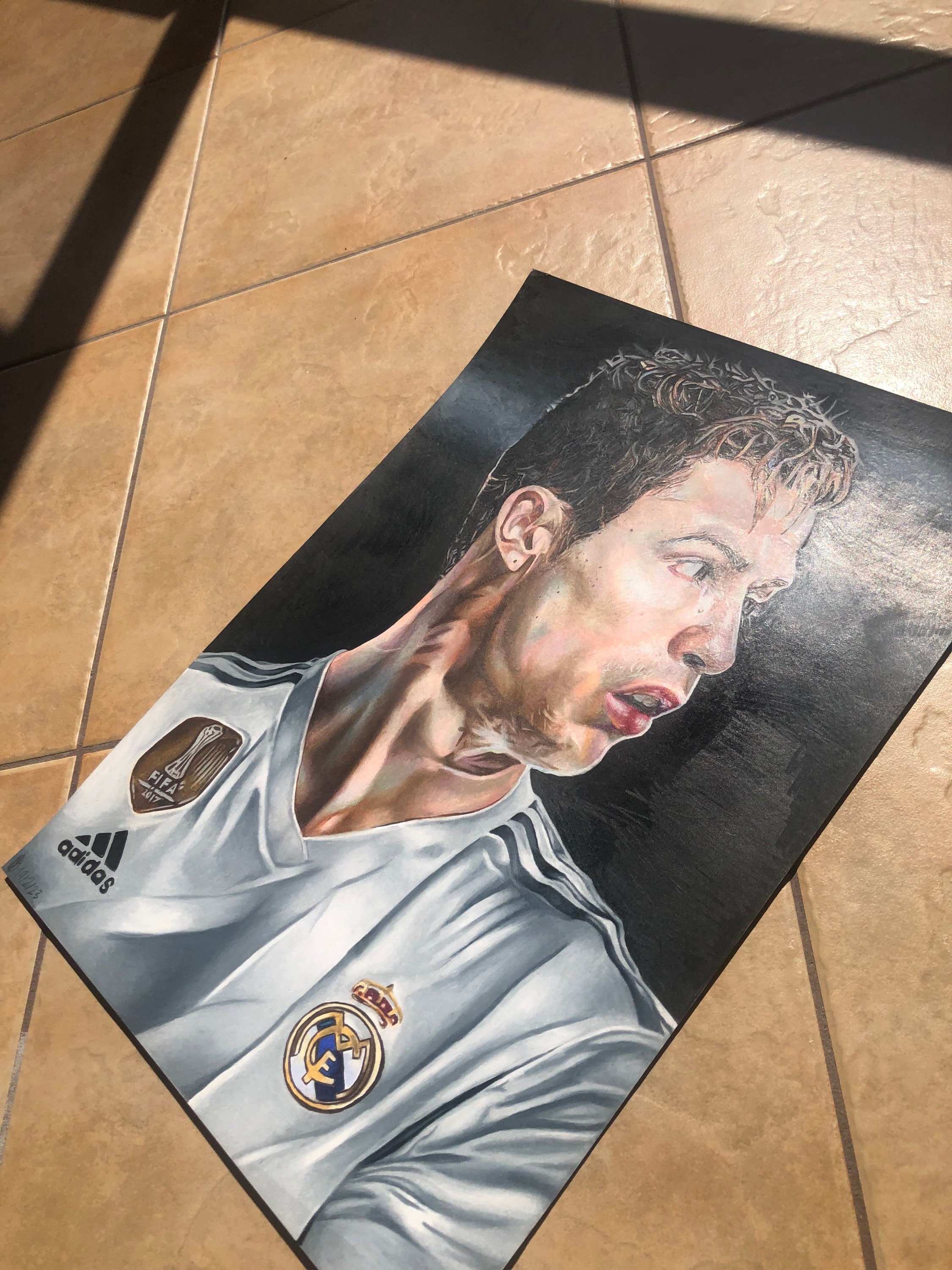 Christiano Ronaldo Drawing Print - Etsy