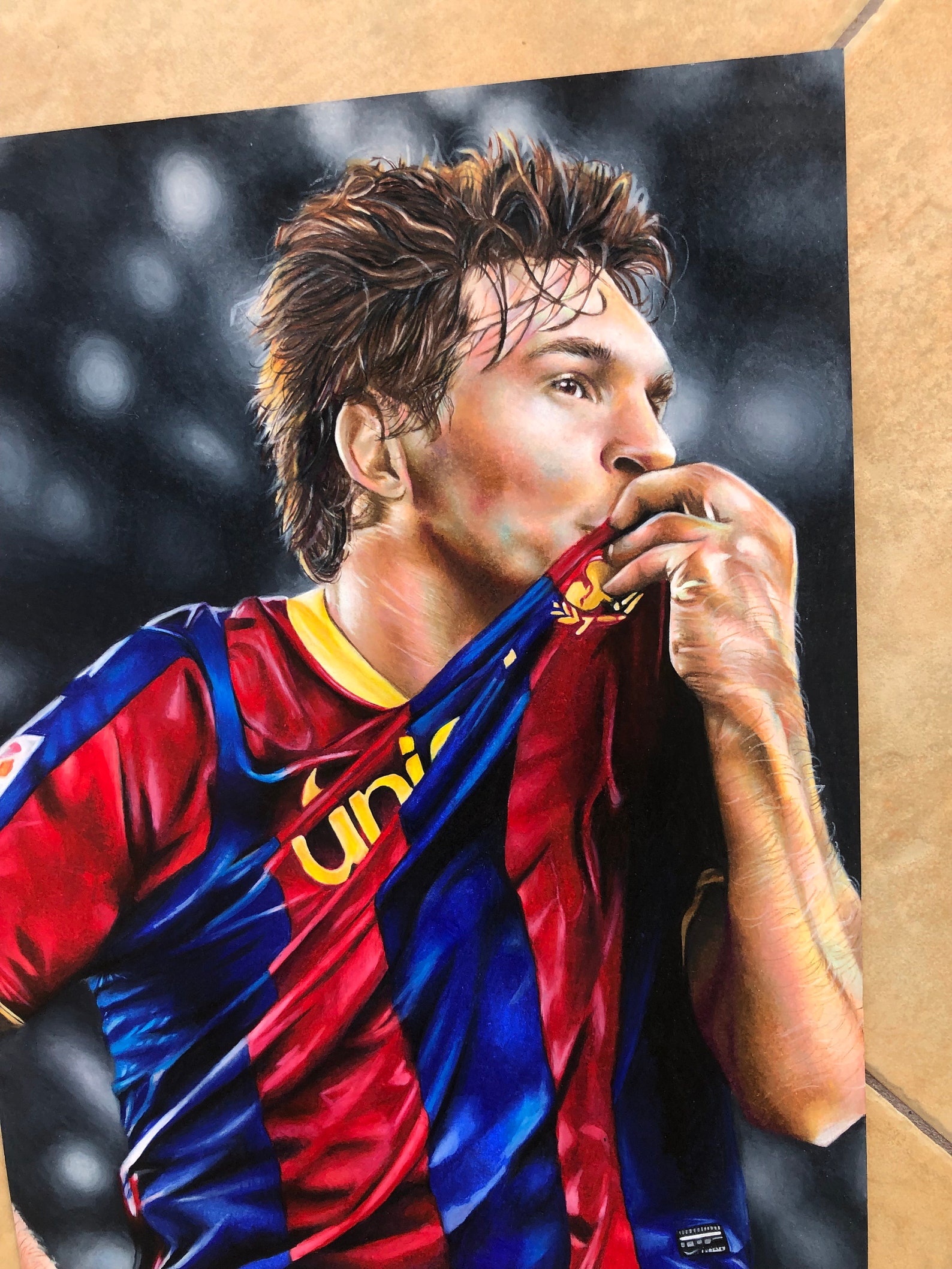 Lionel Messi Drawing Print - Etsy