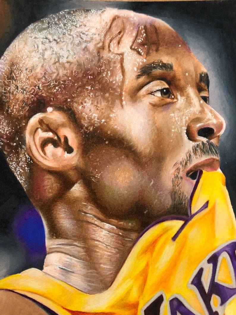 Kobe Bryant Drawing Print - Etsy