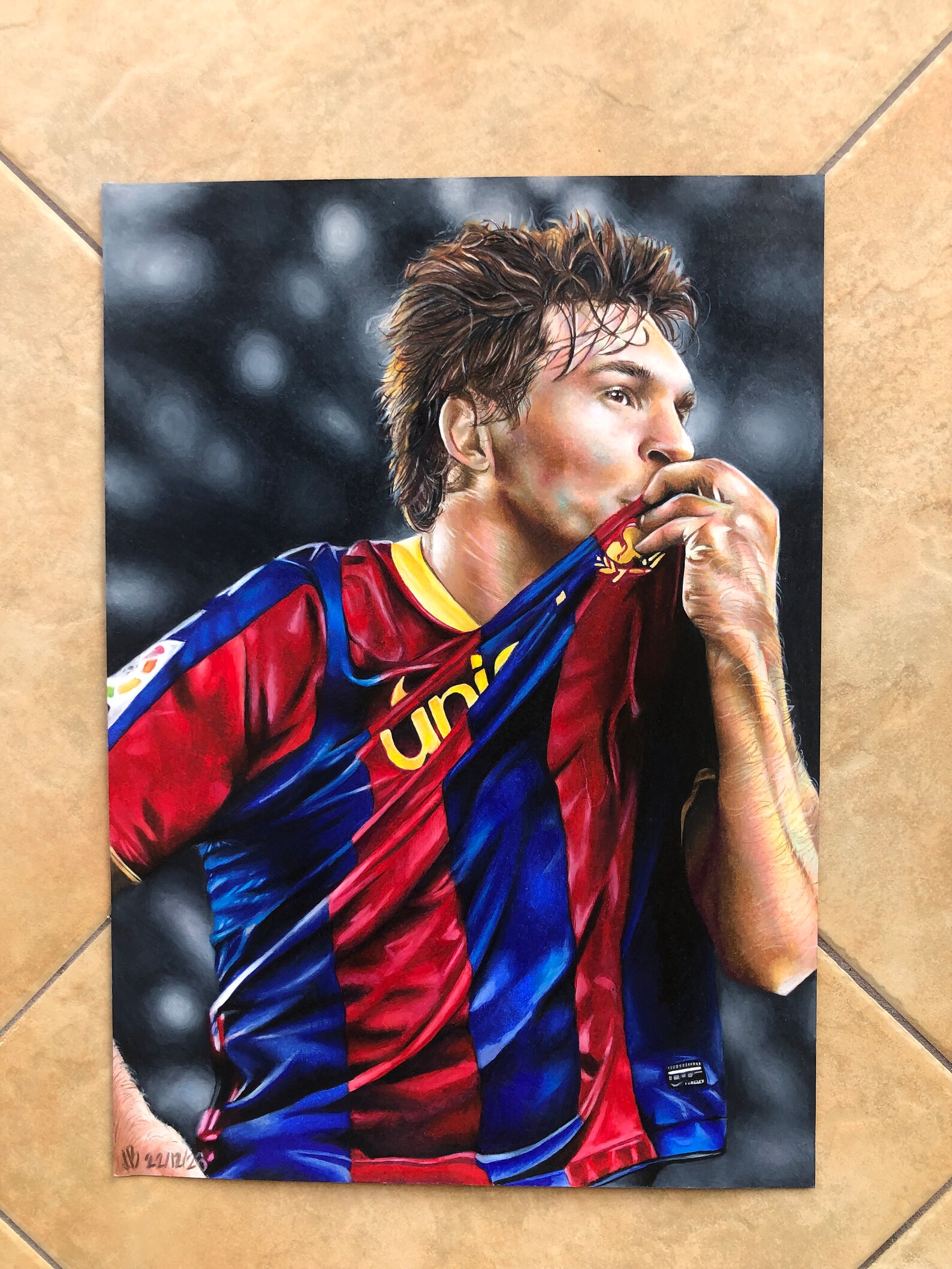 Lionel Messi Drawing Print - Etsy