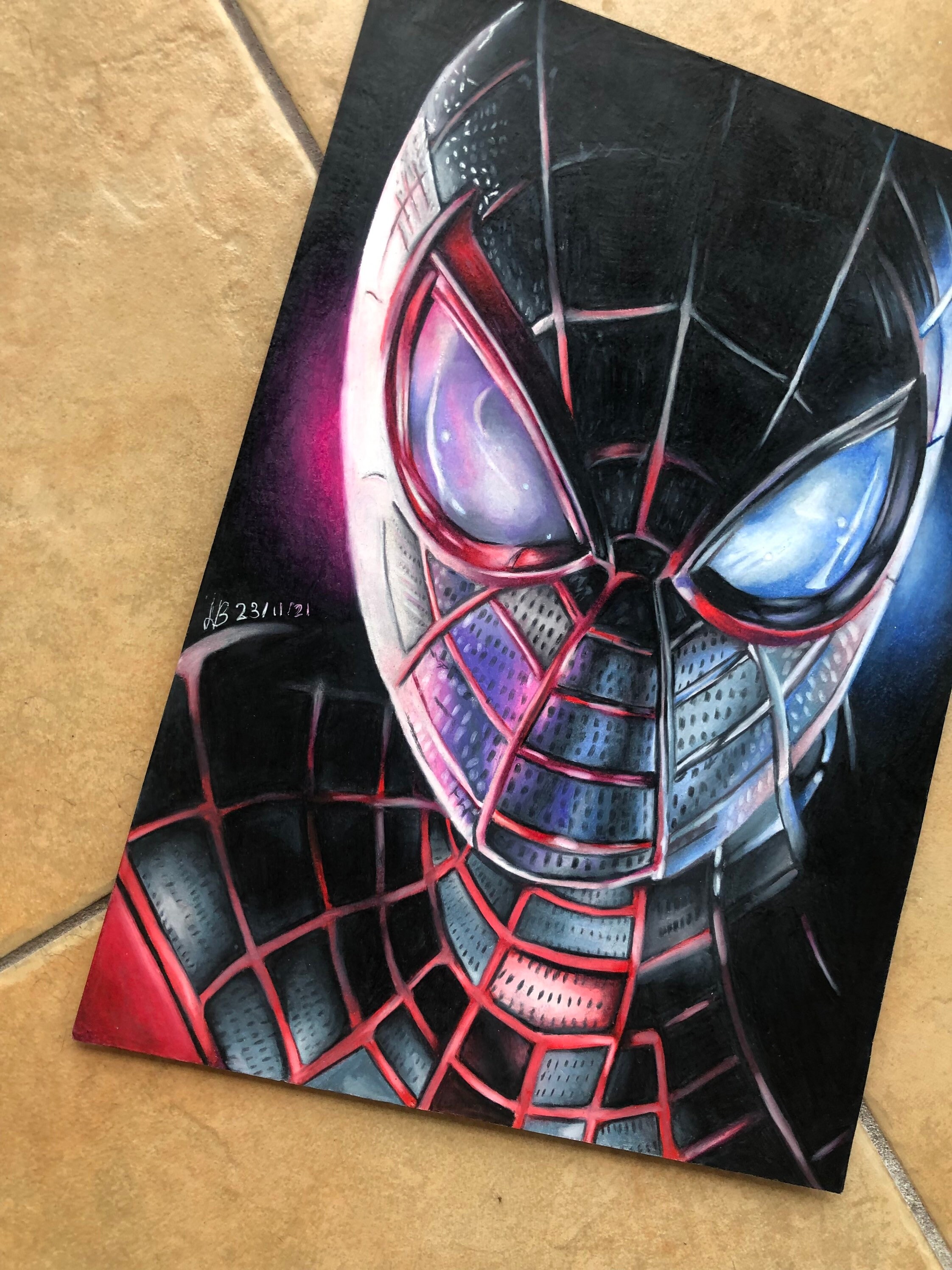 Spider-man Drawing Print - Etsy