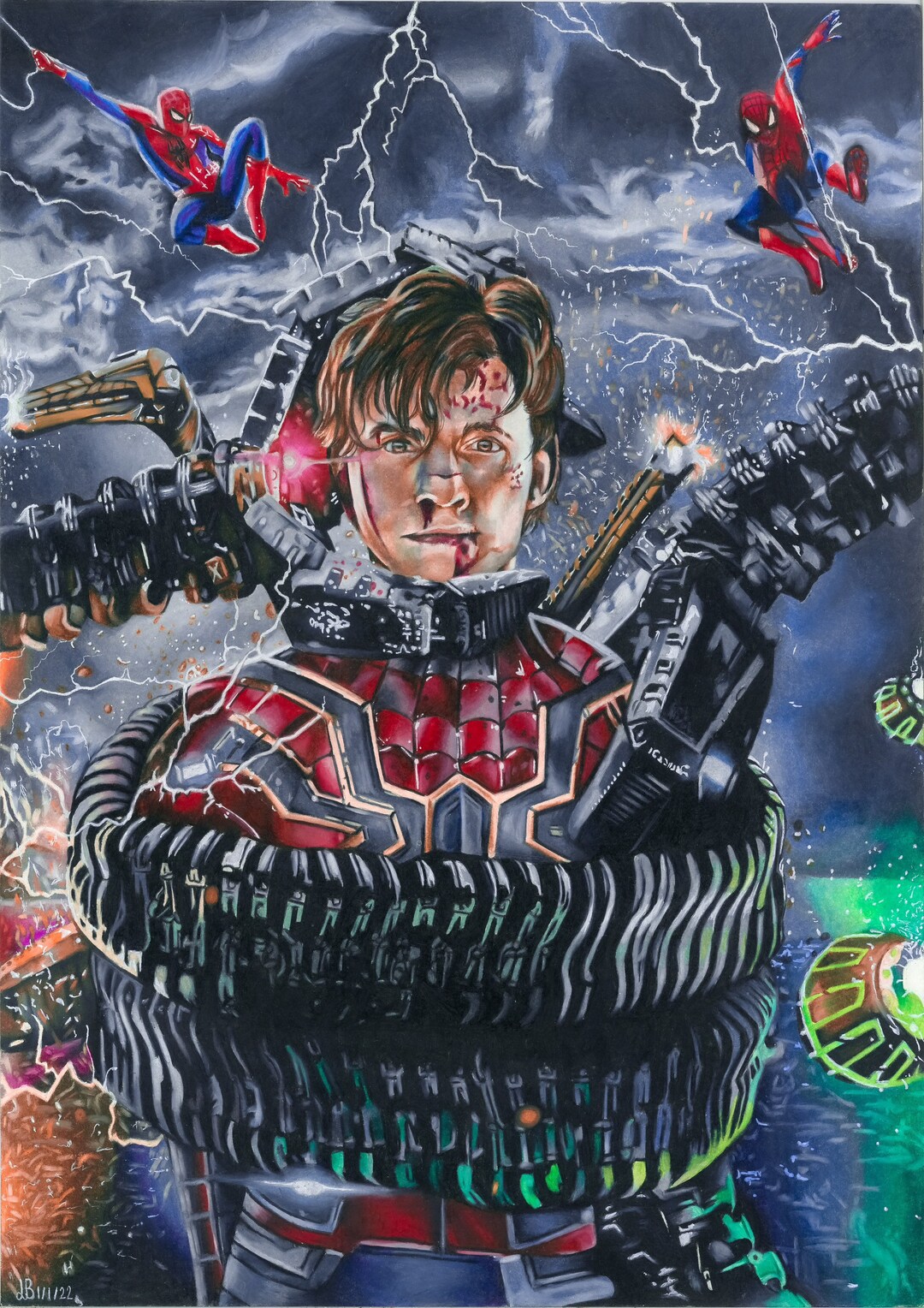 Spider-man No Way Home Drawing Print - Etsy Australia