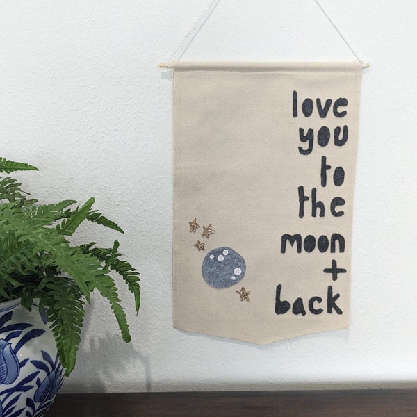 Moon Banner - Etsy