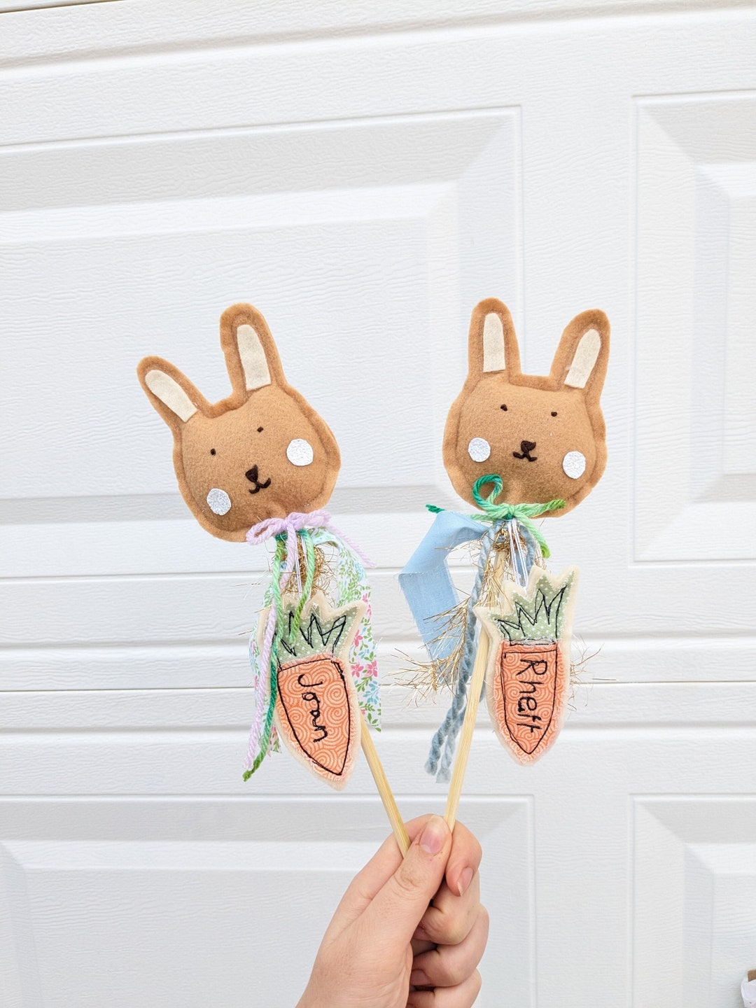 Easter Bunny Wand, Personalized Easter Gift, Magic Spring Wand, Easter ...