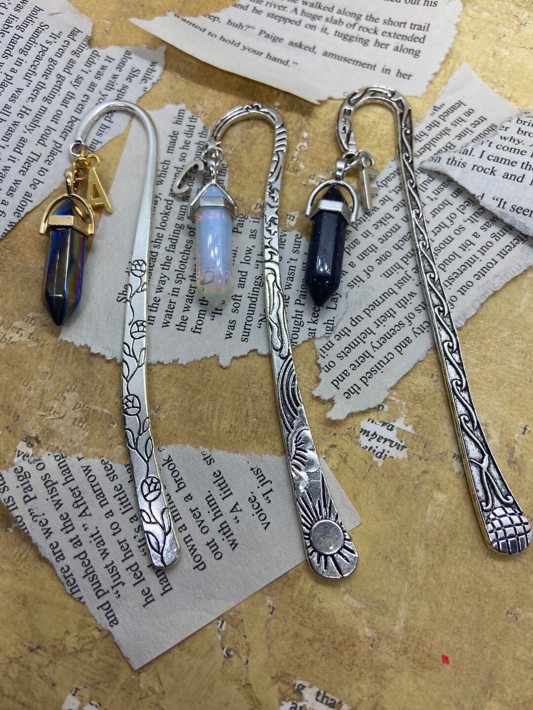 Personalized Crystal Bookmark - Etsy