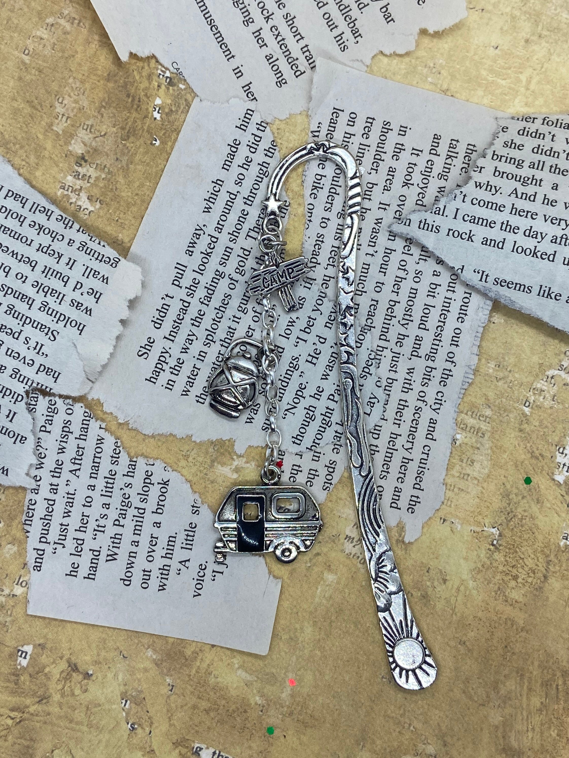 Camping Bookmark | Etsy