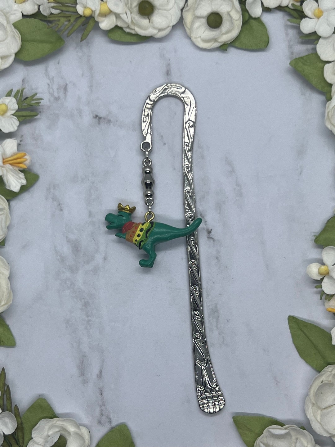 Trex Bookmark/ Fun Animal Bookmark/ Cartoon Animal/ Party T-rex/ Fiesta ...