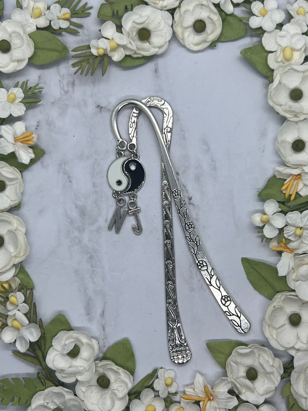 Yin and Yang Bookmark/ Couple Bookmark/ Gift for Girlfriend/ Gift for ...