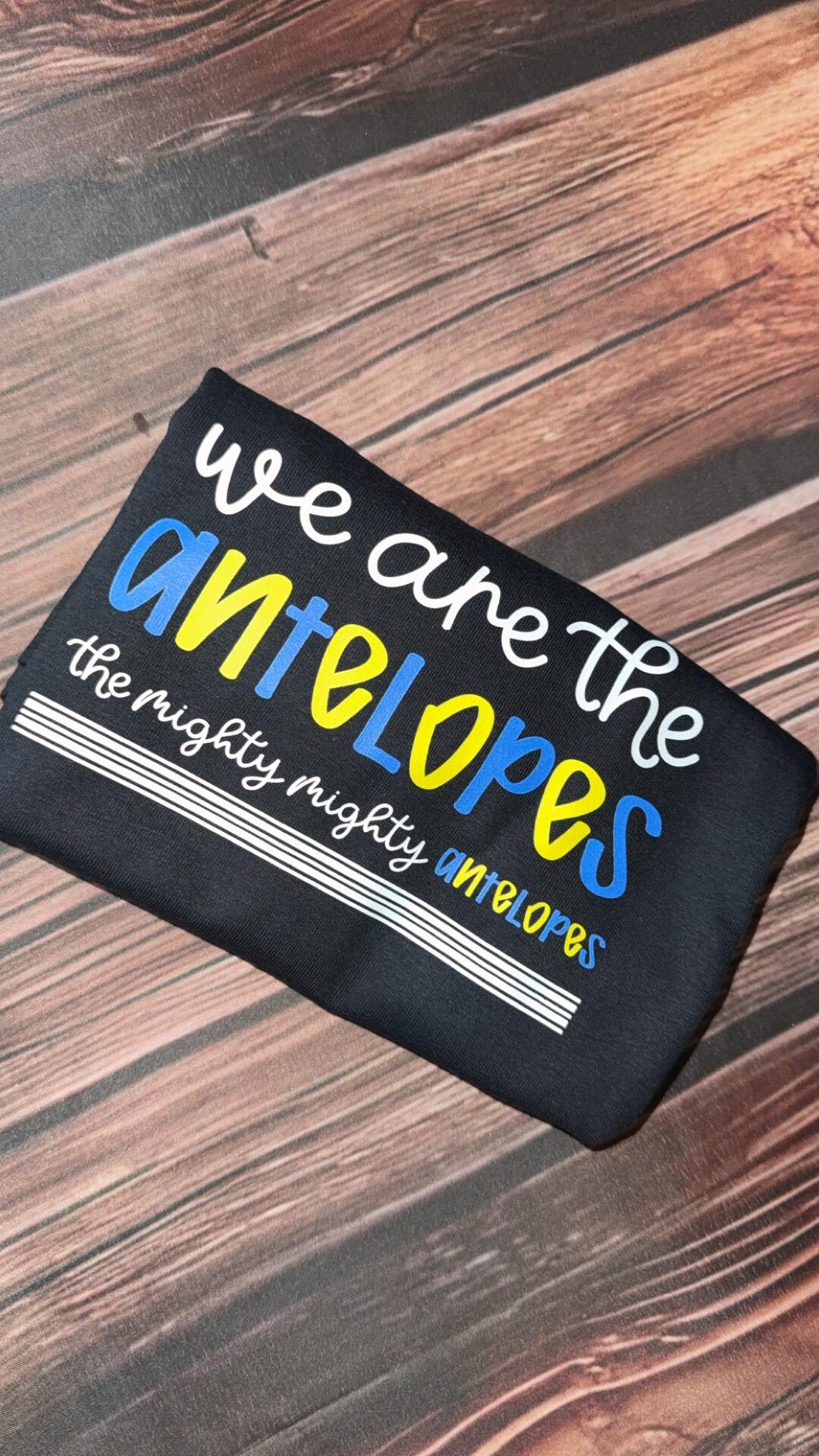Whiteface Antelopes Blue & Yellow - Etsy