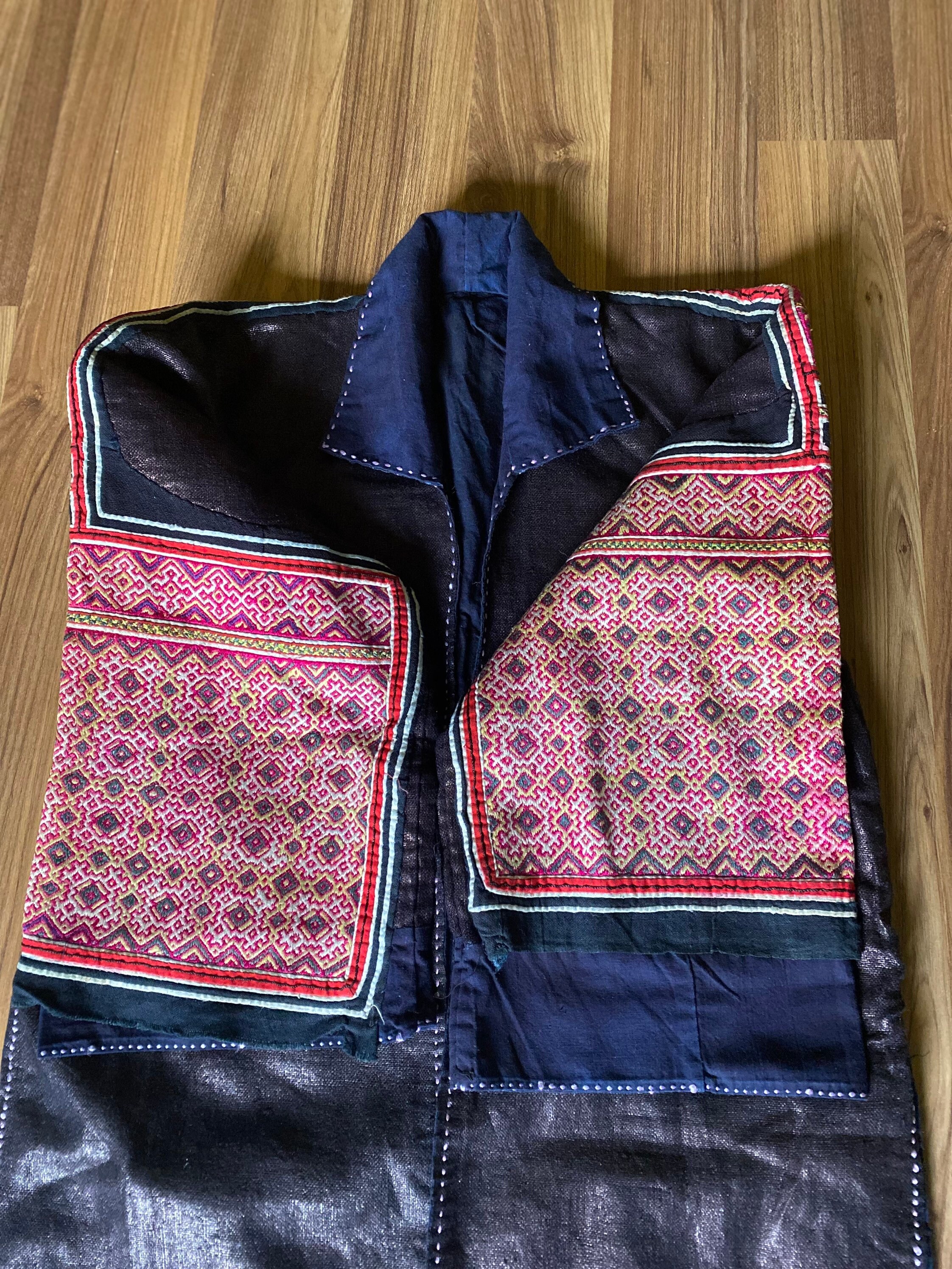 Rare Vintage Hmong Jacket Belt Women Hemp Hmong - Etsy