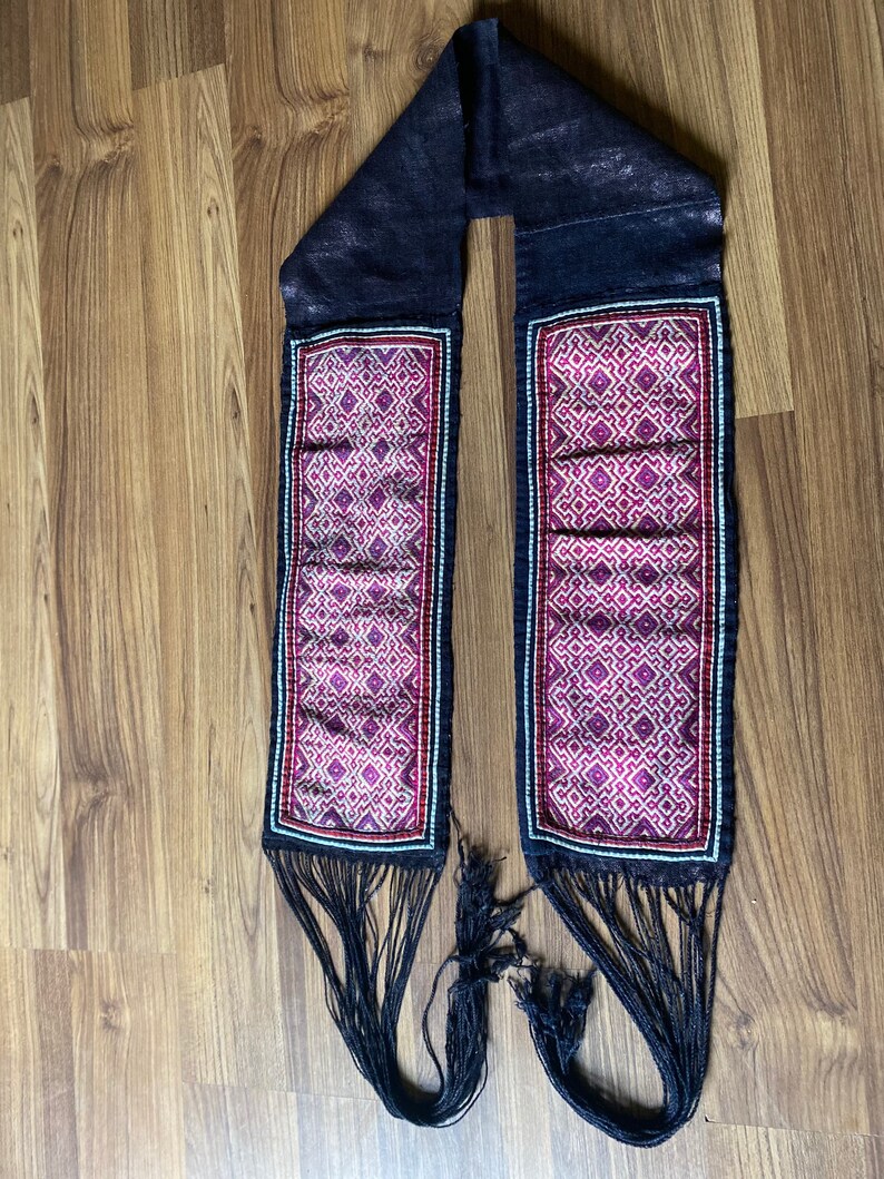 Rare Vintage Hmong Jacket Belt Women Hemp Hmong - Etsy
