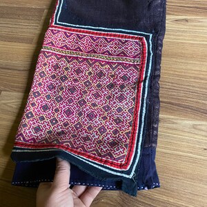 Rare Vintage Hmong Jacket - Belt | Women | Hemp | Hmong Embroidery | ± ...