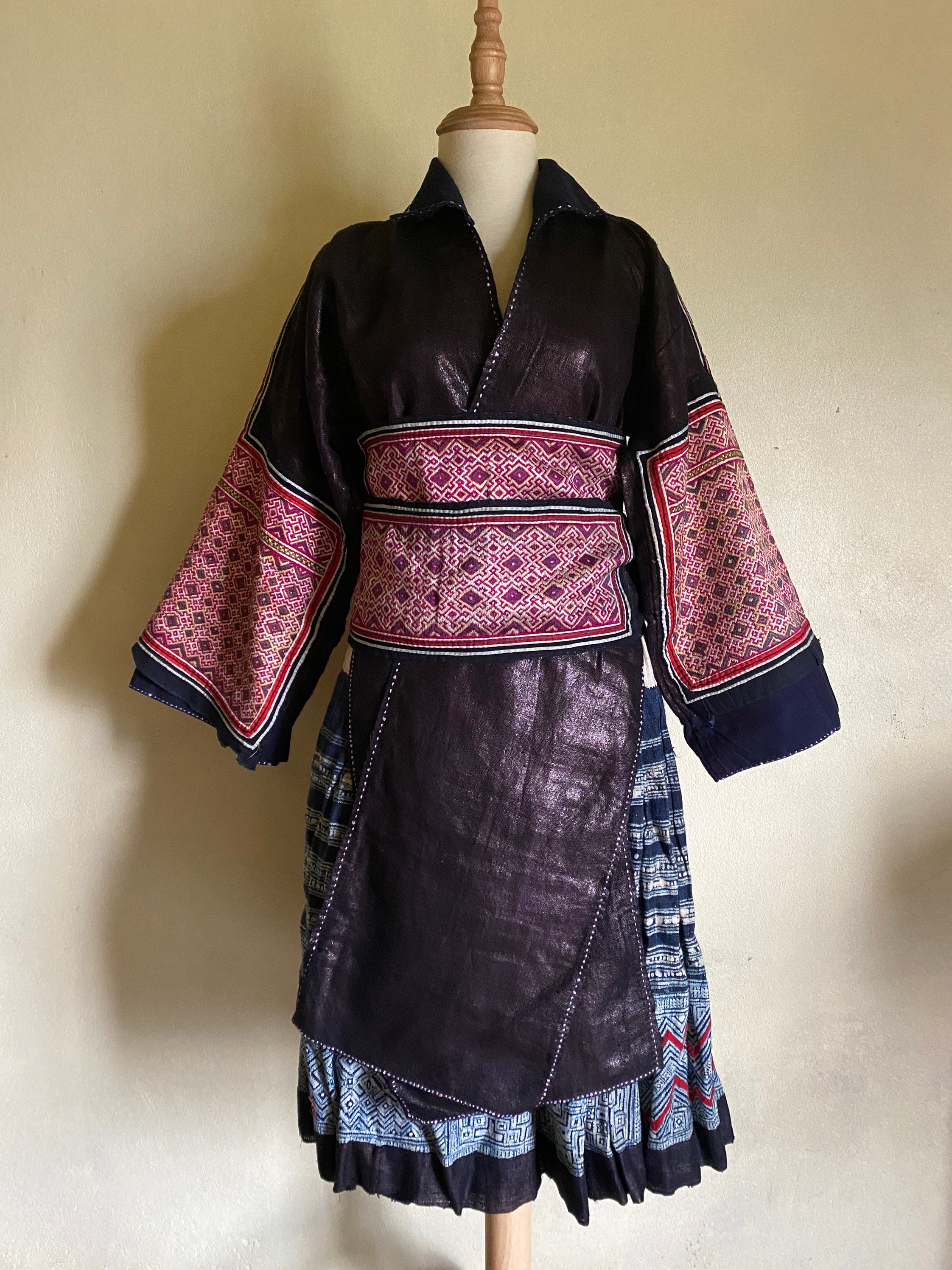 Rare Vintage Hmong Jacket Belt Women Hemp Hmong - Etsy