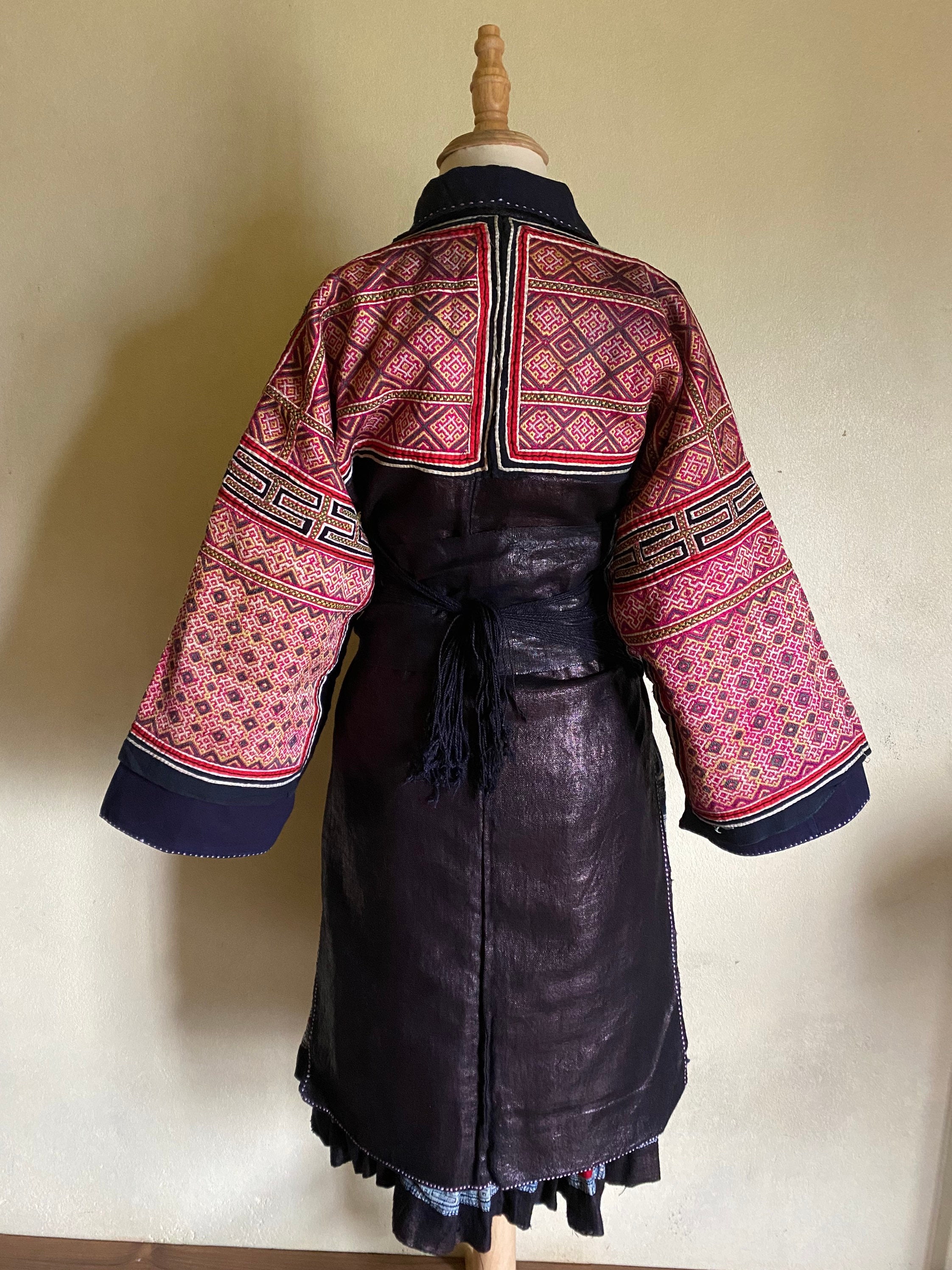 Rare Vintage Hmong Jacket Belt Women Hemp Hmong - Etsy