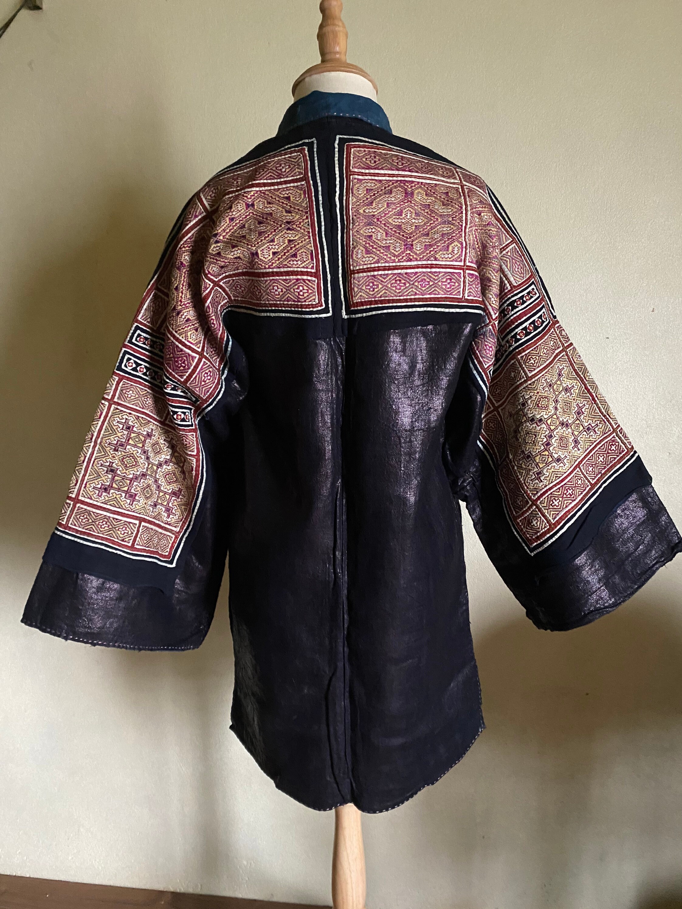 Rare Vintage Hmong Jacket Belt Women Hemp Hmong Embroidery 130 Yrs Old ...