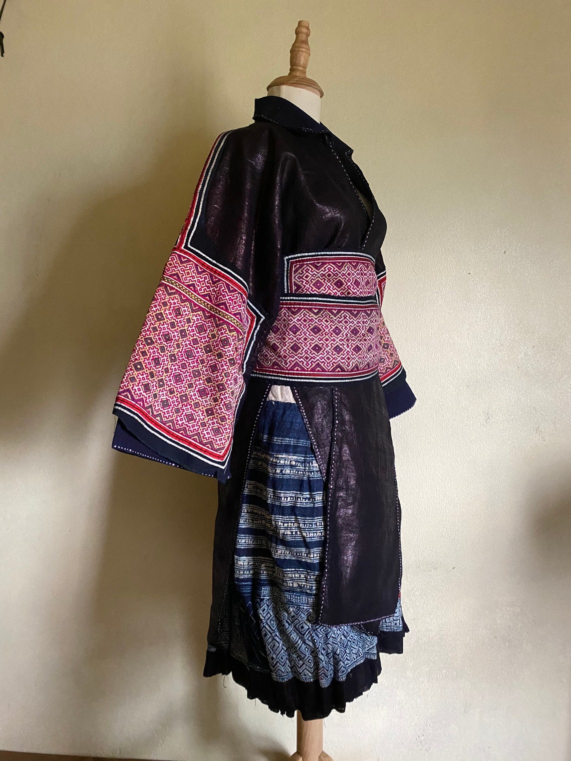 Rare Vintage Hmong Jacket Belt Women Hemp Hmong - Etsy