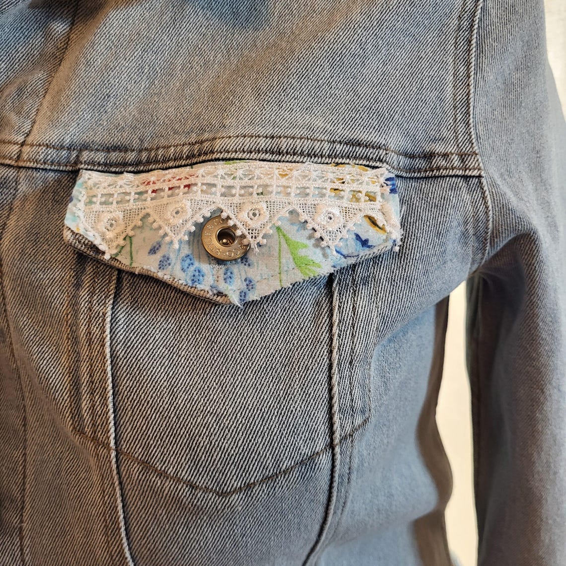 Jean Jacket Embellished - Etsy