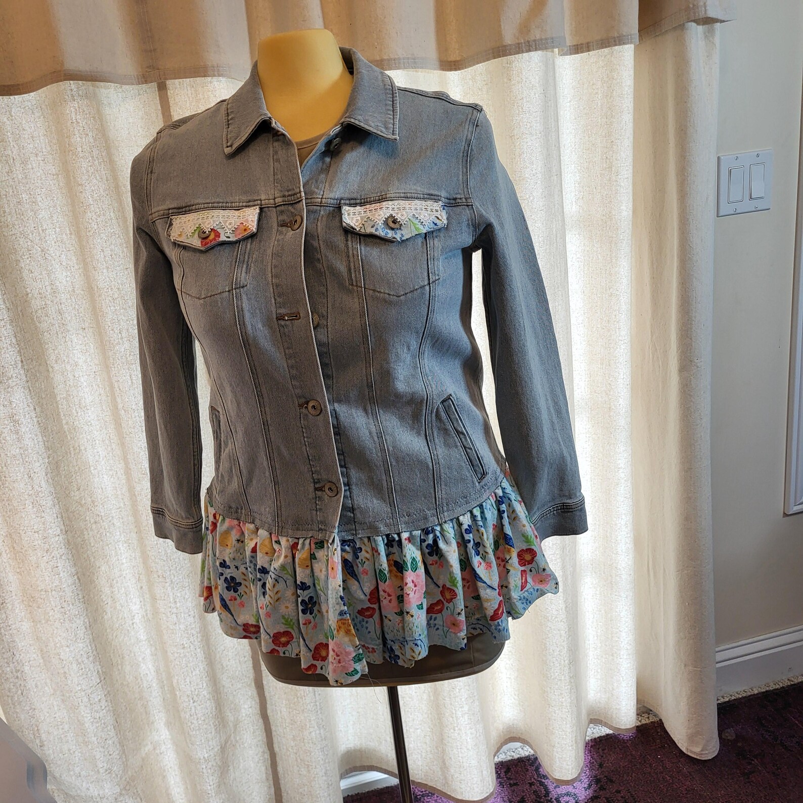 Jean Jacket Embellished - Etsy