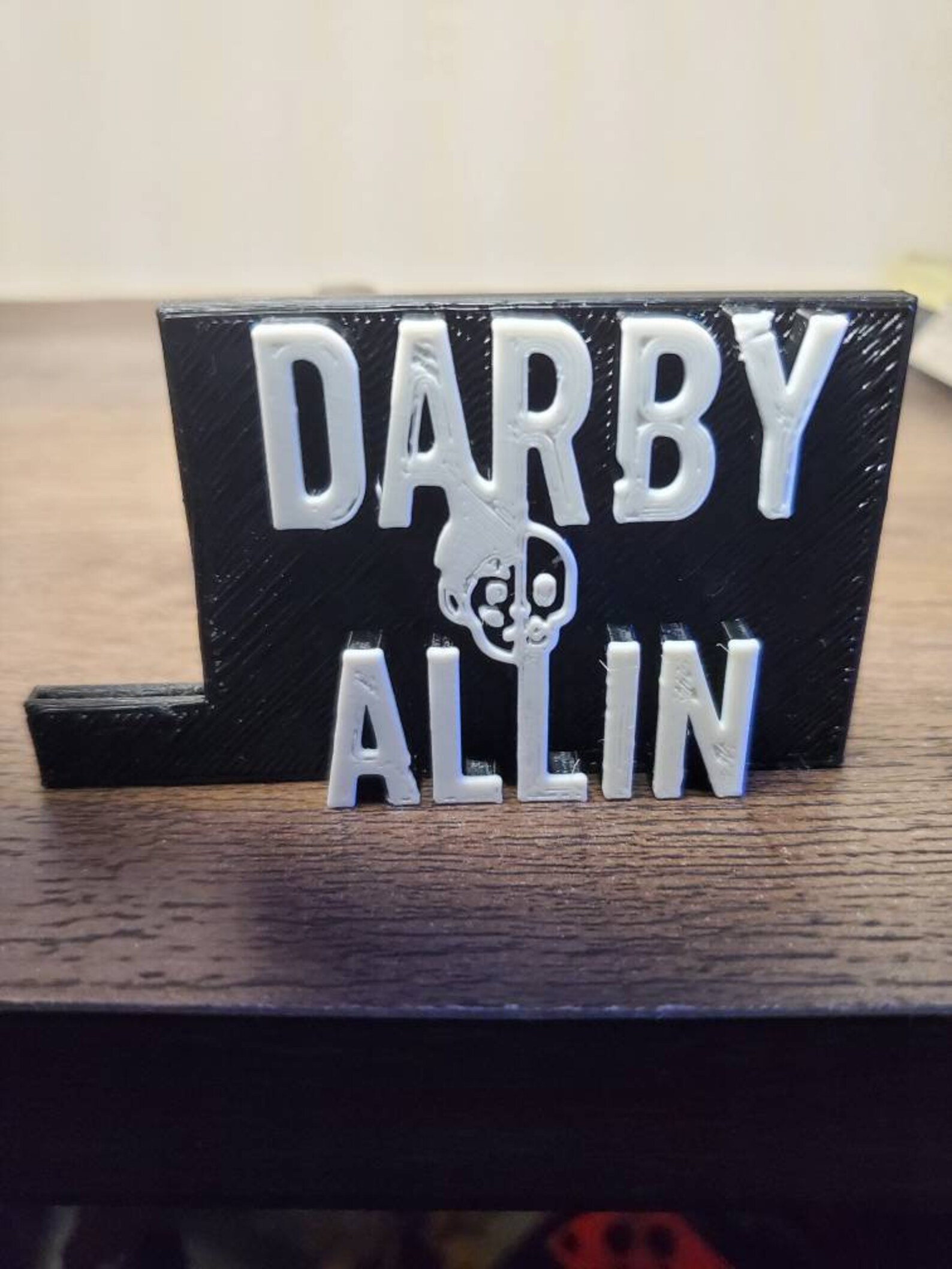 Darby Allin Figure Stand With Skateboard Holder - Etsy