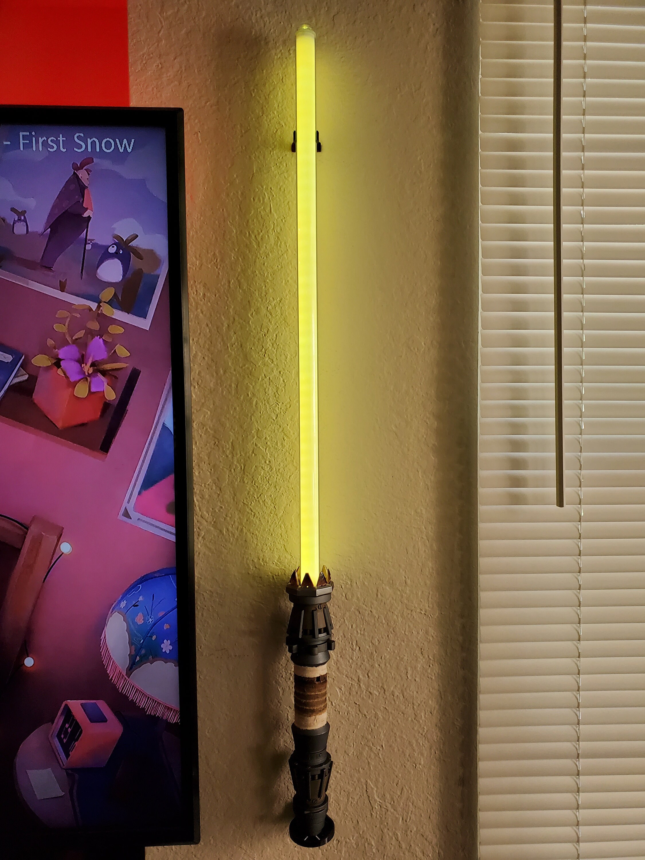Lightsaber Wall Mount - Etsy