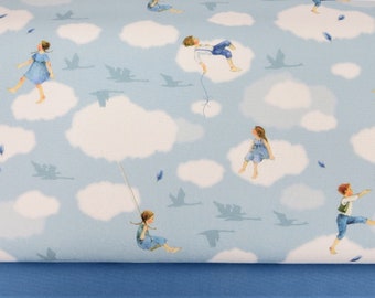Cloud Print Fabric | Etsy UK