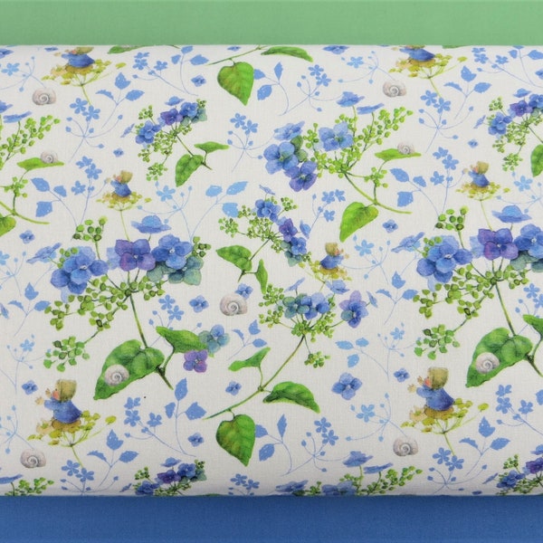 Hydrangea Fabric - Etsy