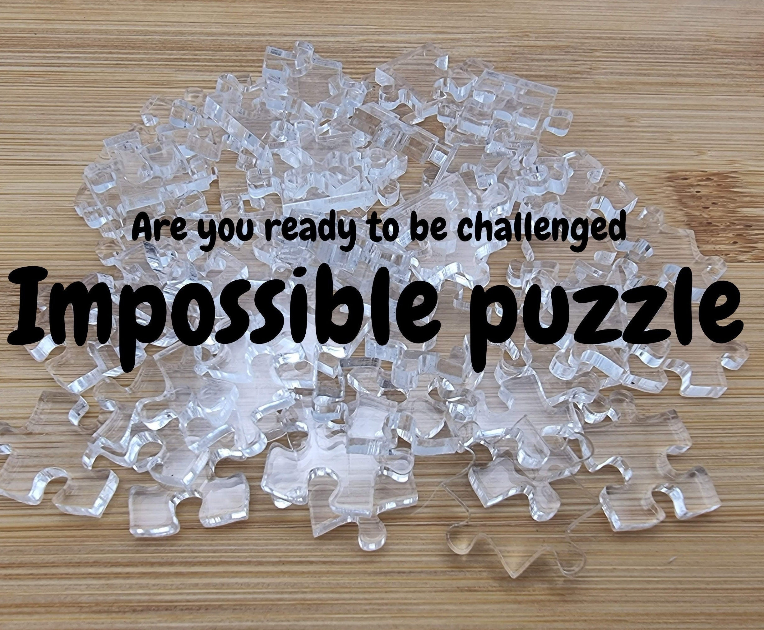 Impossible Jigsaw Puzzle Puzzle for Adults Secret Santa - Etsy UK