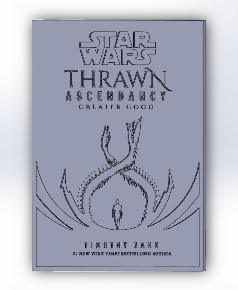 Star Wars Thrawn Ascendancy Trilogy 3D STL Book Cover Art Wall Hangs - Etsy