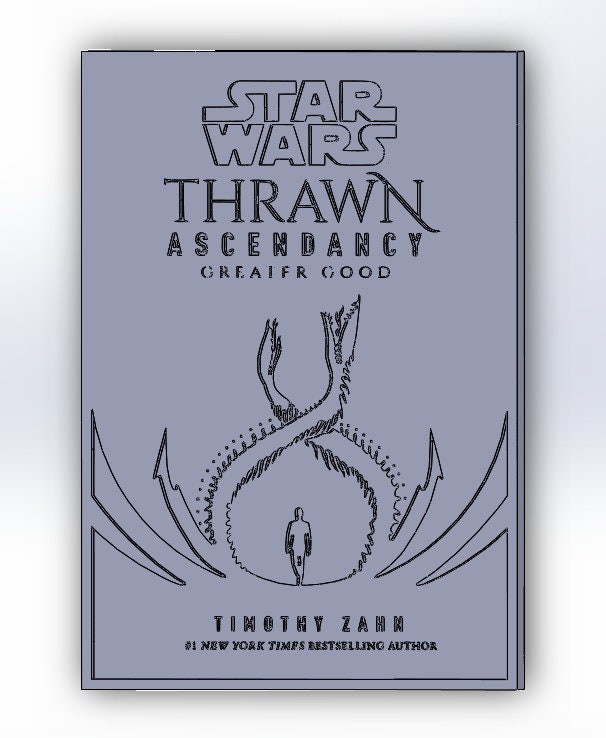 Star Wars Thrawn Ascendancy Trilogy 3D STL Book Cover Art Wall Hangs - Etsy