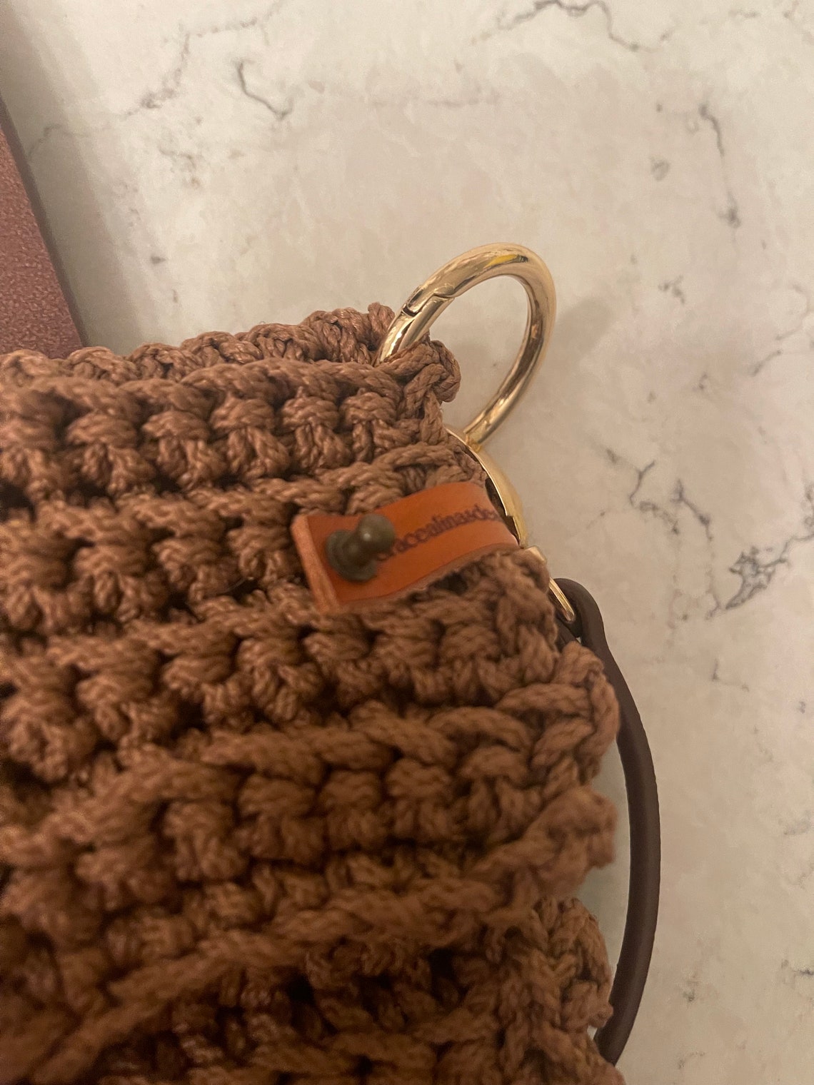 Handmade Crochet Walking Bag - Etsy